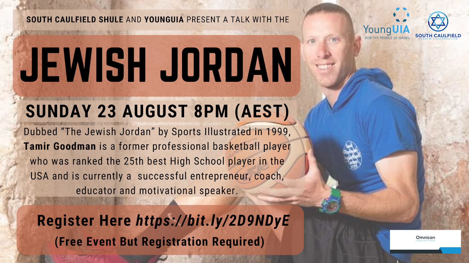 Emmanuel's Email : SCHC - An evening with the "Jewish Jordan"