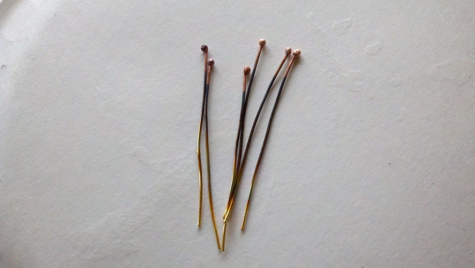 MaryHardingJewelry Bead Blog: Bronze Wire Golden Tips