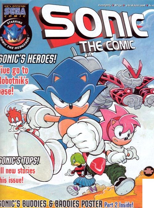 VGJUNK: SONIC THE COMIC COVERS