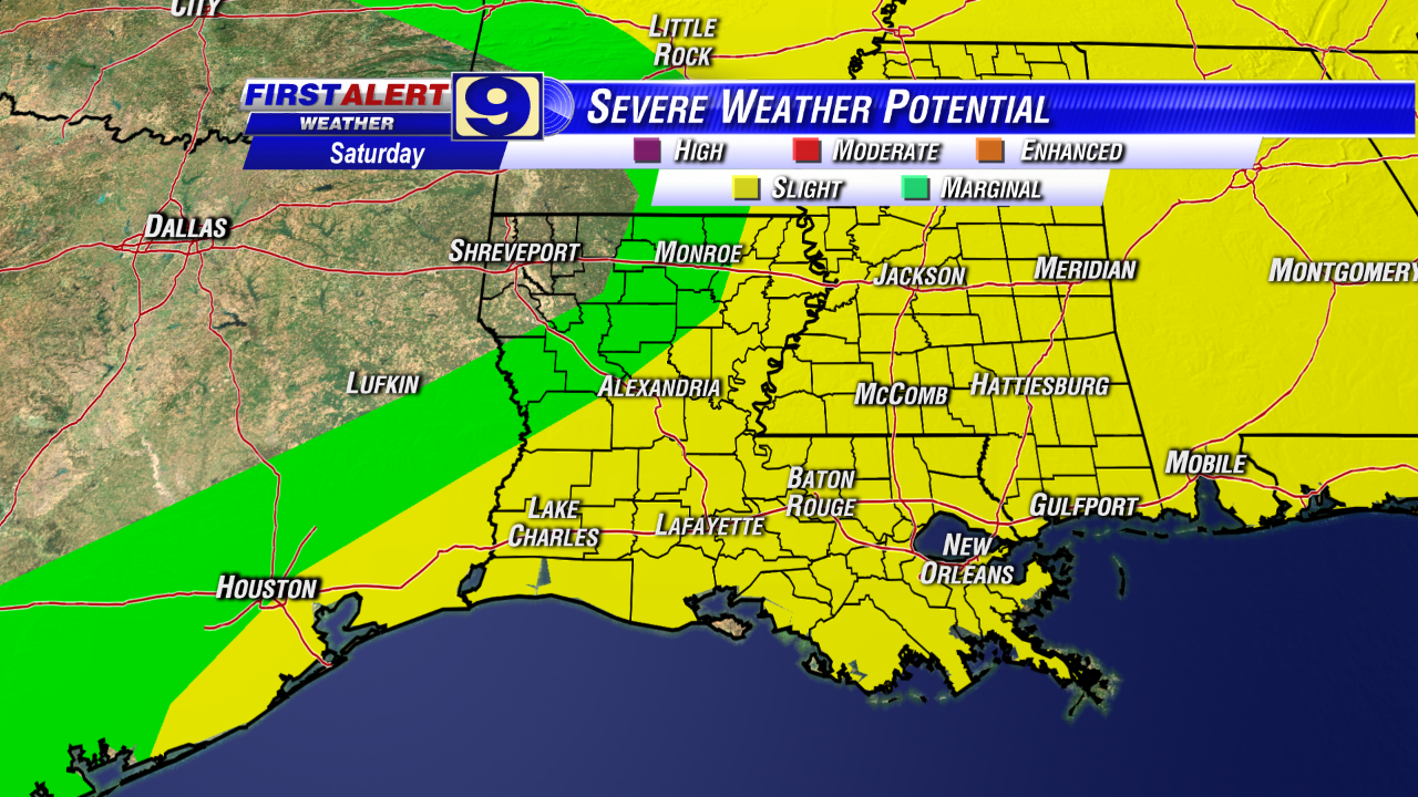 WAFB FirstAlert Weather Blog: 'Mixed Bag' of Weather over the Next ...