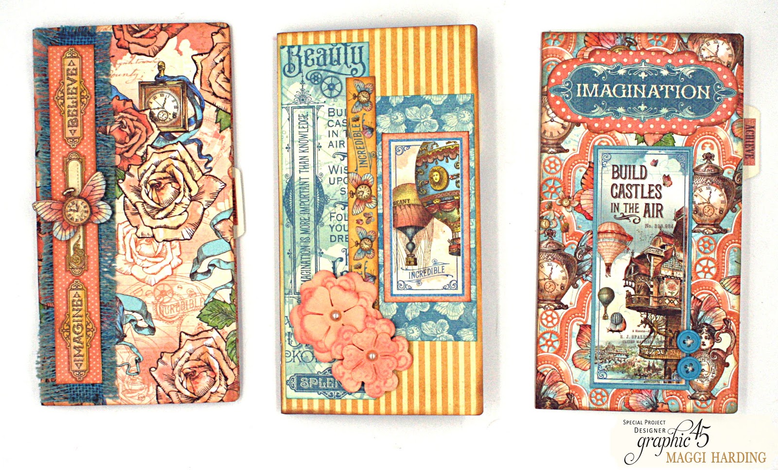 Scrap, Travel, and Bark!: Graphic 45 Imagine Mini Album styled as a ...