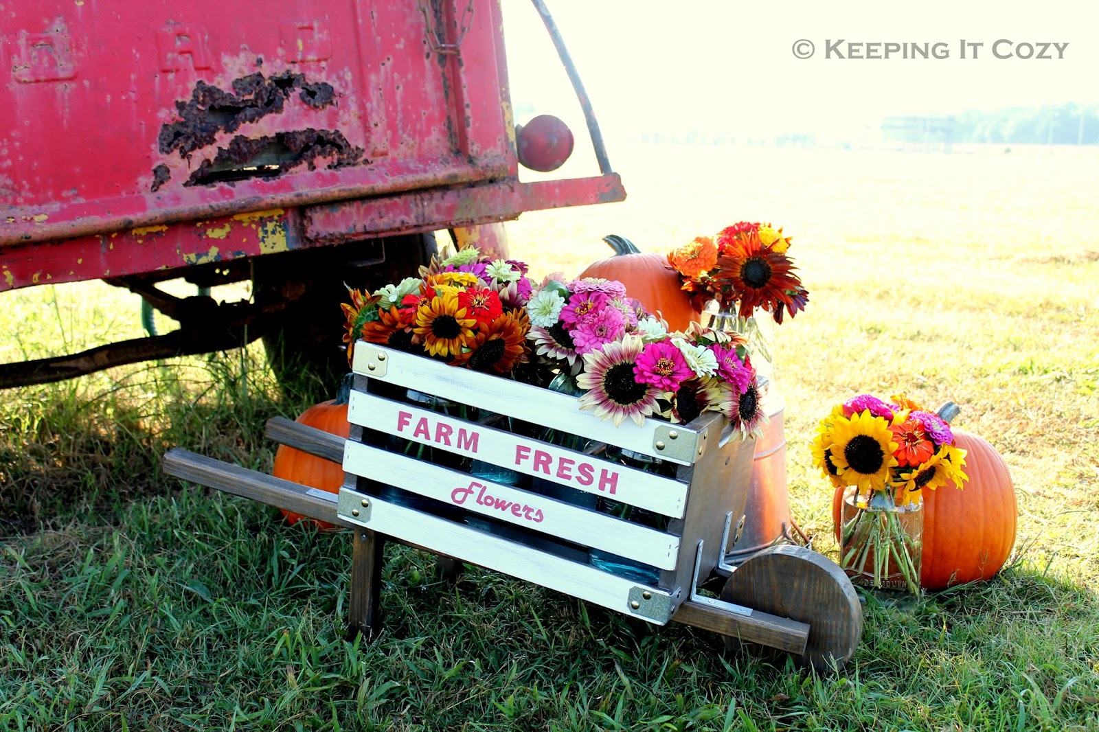 Keeping It Cozy: DIH Workshop Rustic Wheelbarrow Virtual Party