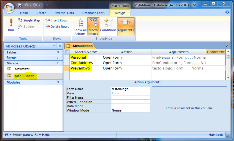 Blog y Foro de Access: Crear una Cinta Ribbon en Access 2007 | 2010 ...