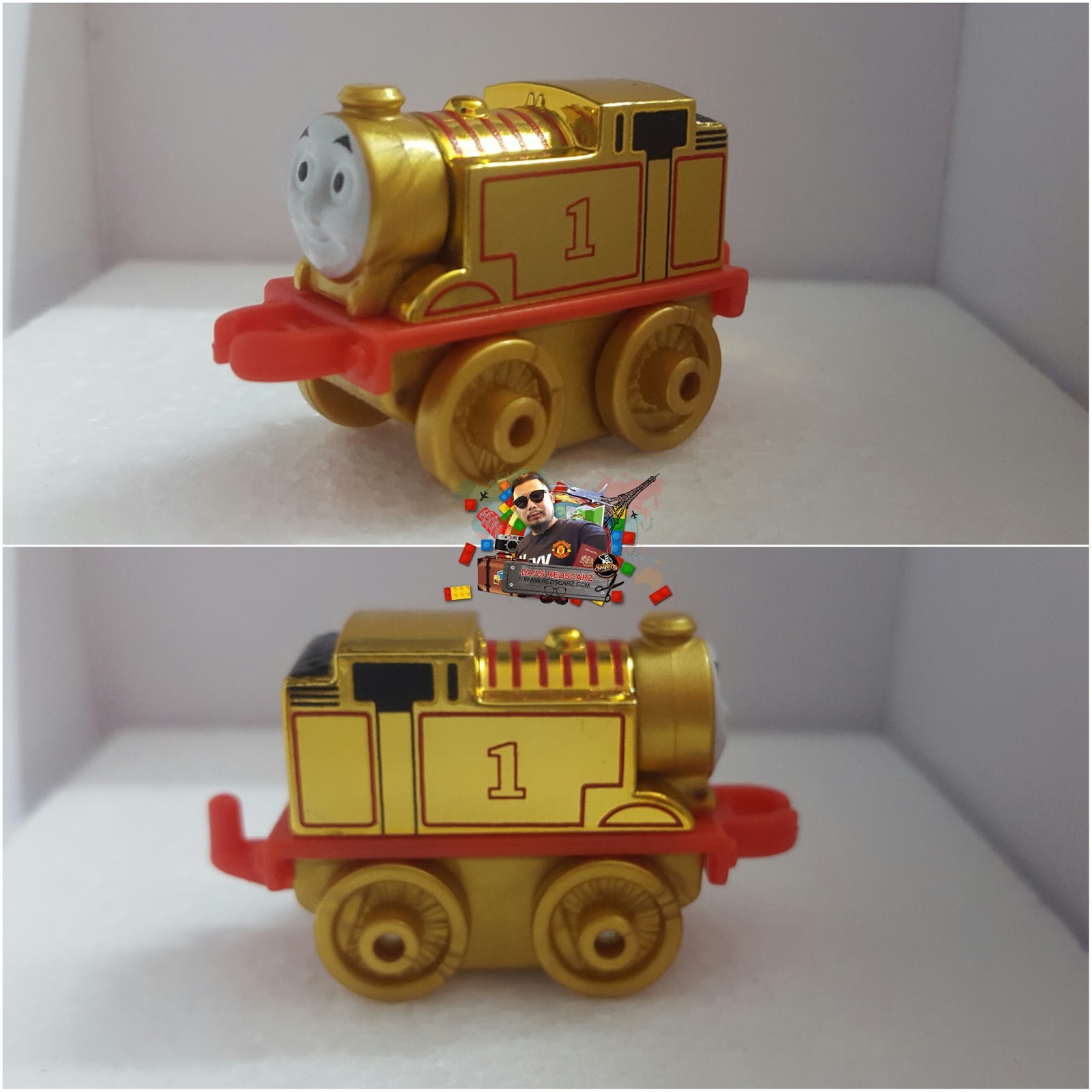 DAUS REDSCARZ: Koleksi Thomas & Friends Minis | Neon Henry | Gold Thomas