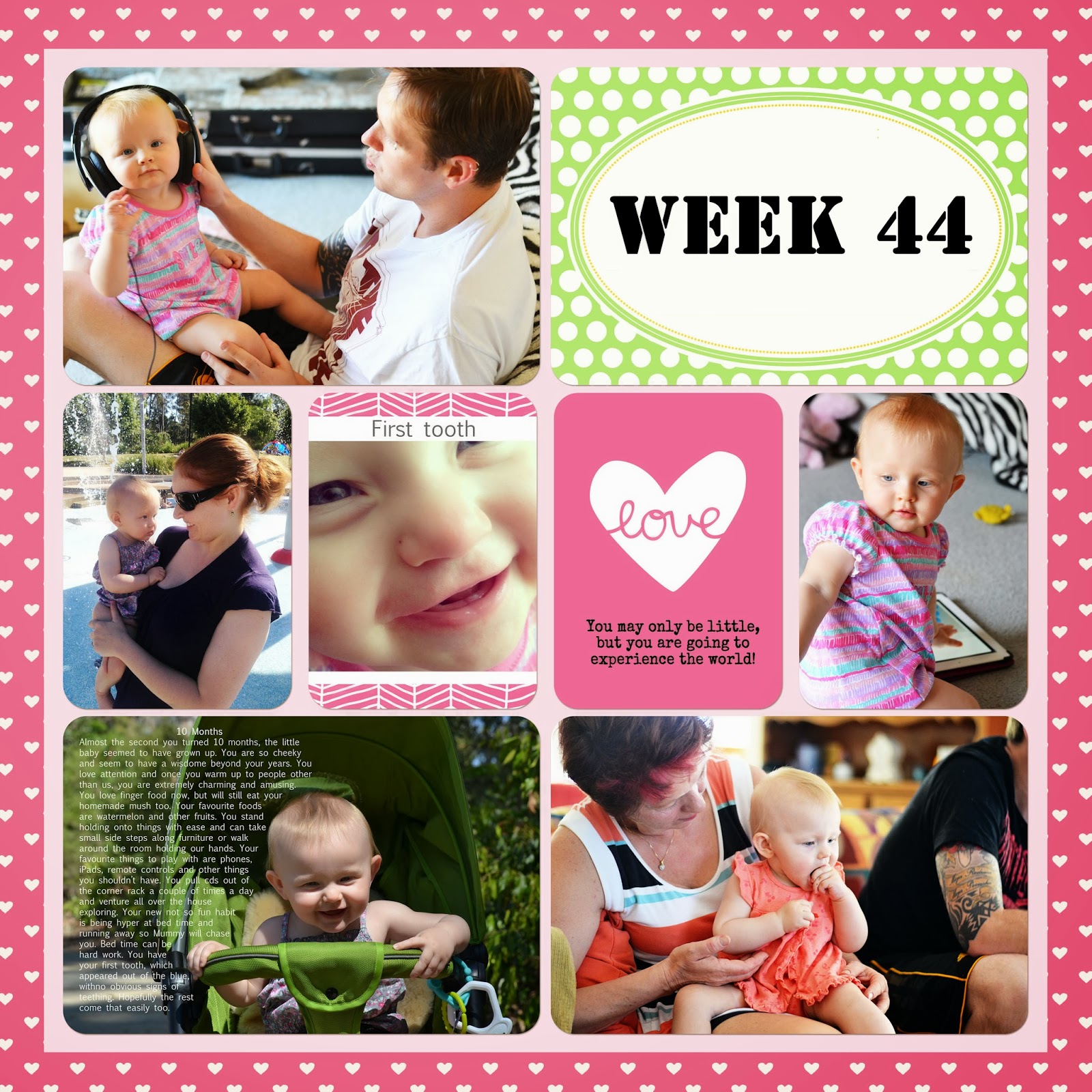 HARMONY DIY: Digital Baby Album Weeks 44 & 45