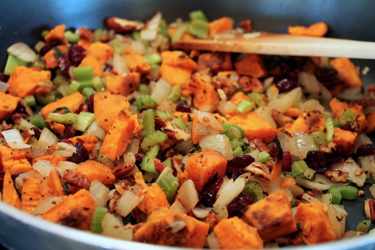 Cook In / Dine Out: Fall Grain Pilaf with Sweet Potatoes