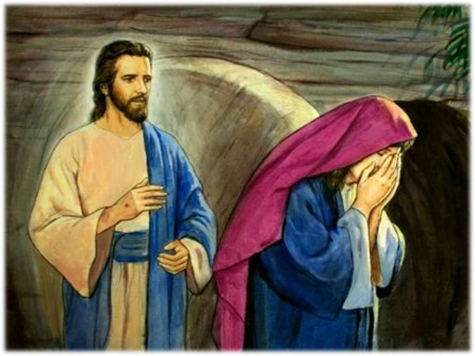 RECURSOS DE EVANGELISMO: JESUS APARECE A MARIA MADALENA