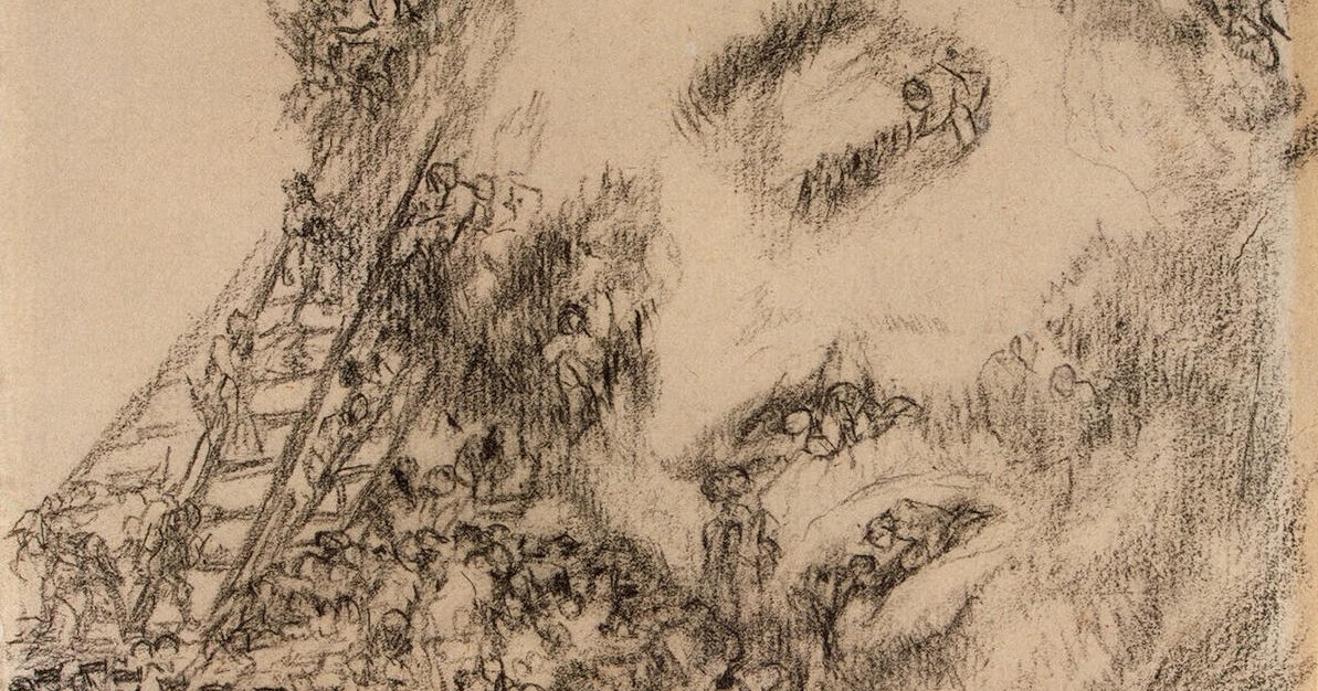 Great Colossus Asleep - Francisco Goya | Endless Paintings