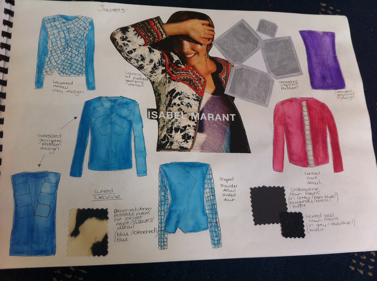 Fashion diary: Year 2 Application of Design: Design Development