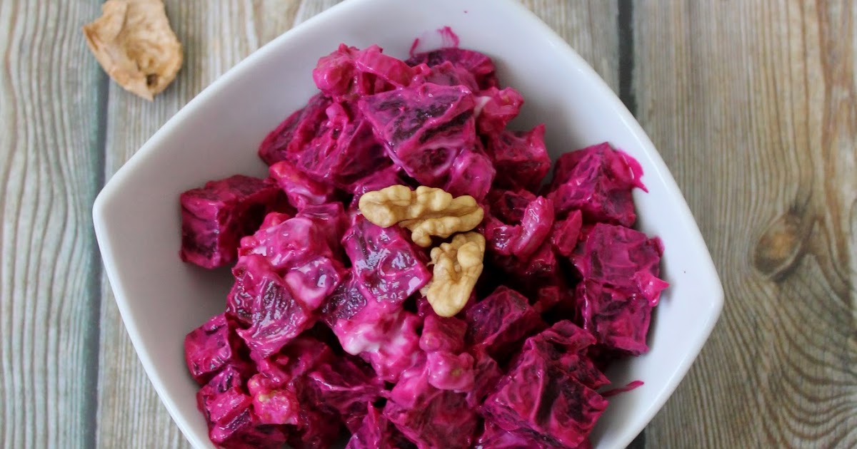 Salade de betteraves aux noix
