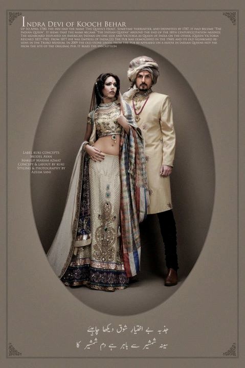 Kuki Concepts Indra Devi Of Kooch Behar Collection 2012/13 | Bridal ...