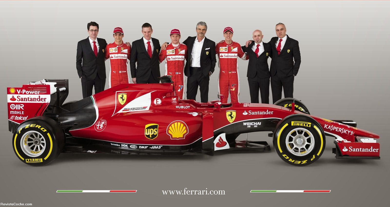 Revista Coche: Ferrari presenta su nuevo monoplaza de Fórmula 1: el SF15-T