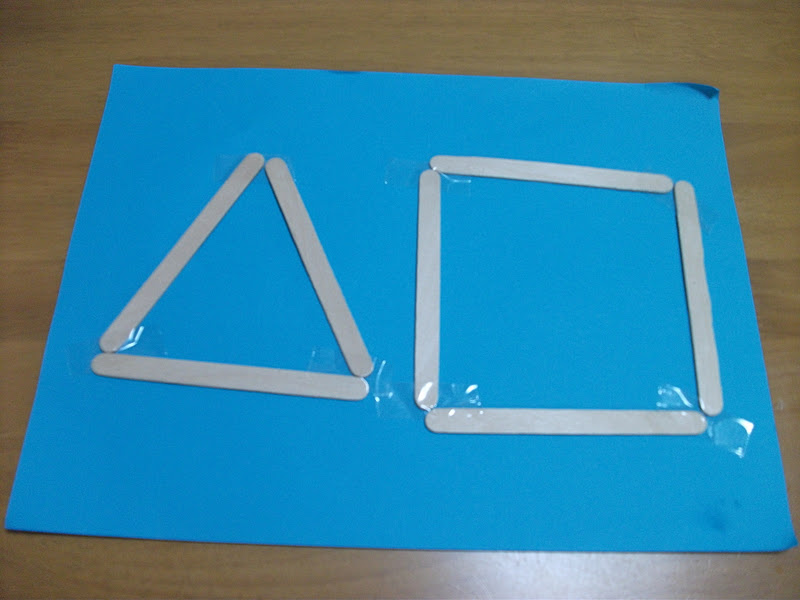 Easy Craft Stick Shapes Craft | Preschool Crafts for Kids
