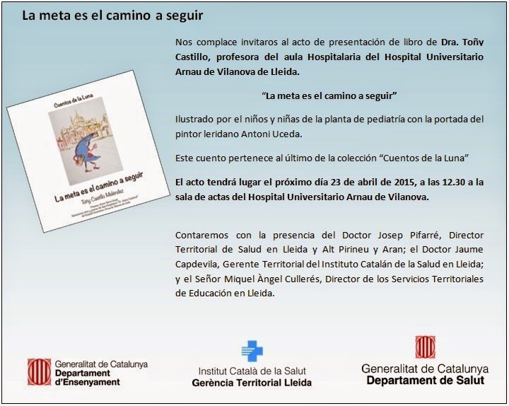 Aula Hospitalaria Dr. Antoni Cambrodí HUAV Lleida: PRESENTACIÓN DEL ...