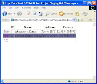 GridView Control in ASP.NET - Part 2
