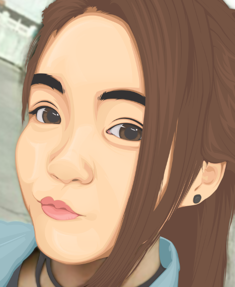 TUTORIAL VECTOR WAJAH WITH PHOTOSHOP - LANTAI DUA TIGA