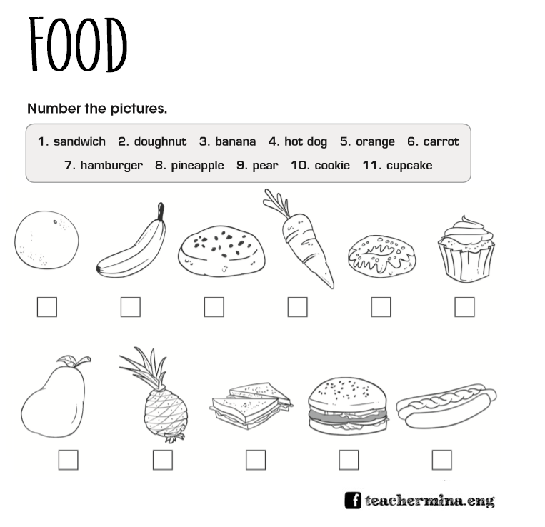 Teachermina: [activity] food