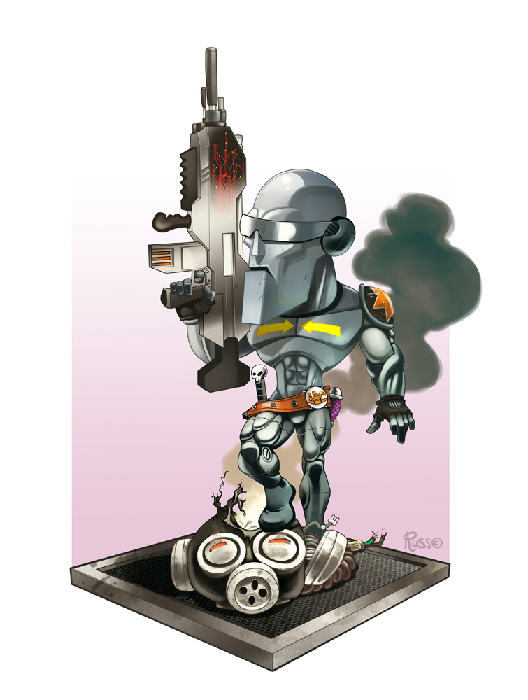 Russ Daff-illustration: Comics of my youth