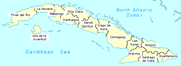CUBA - MAPAS GEOGRÁFICOS DE CUBA - Mundo Hispánico™