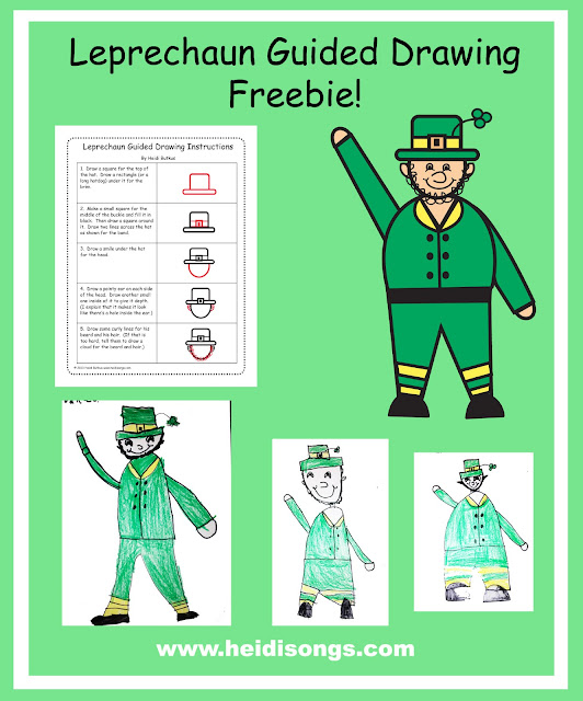 St. Patrick's Day Fun, Including A Guided Drawing Leprechaun Lesson!