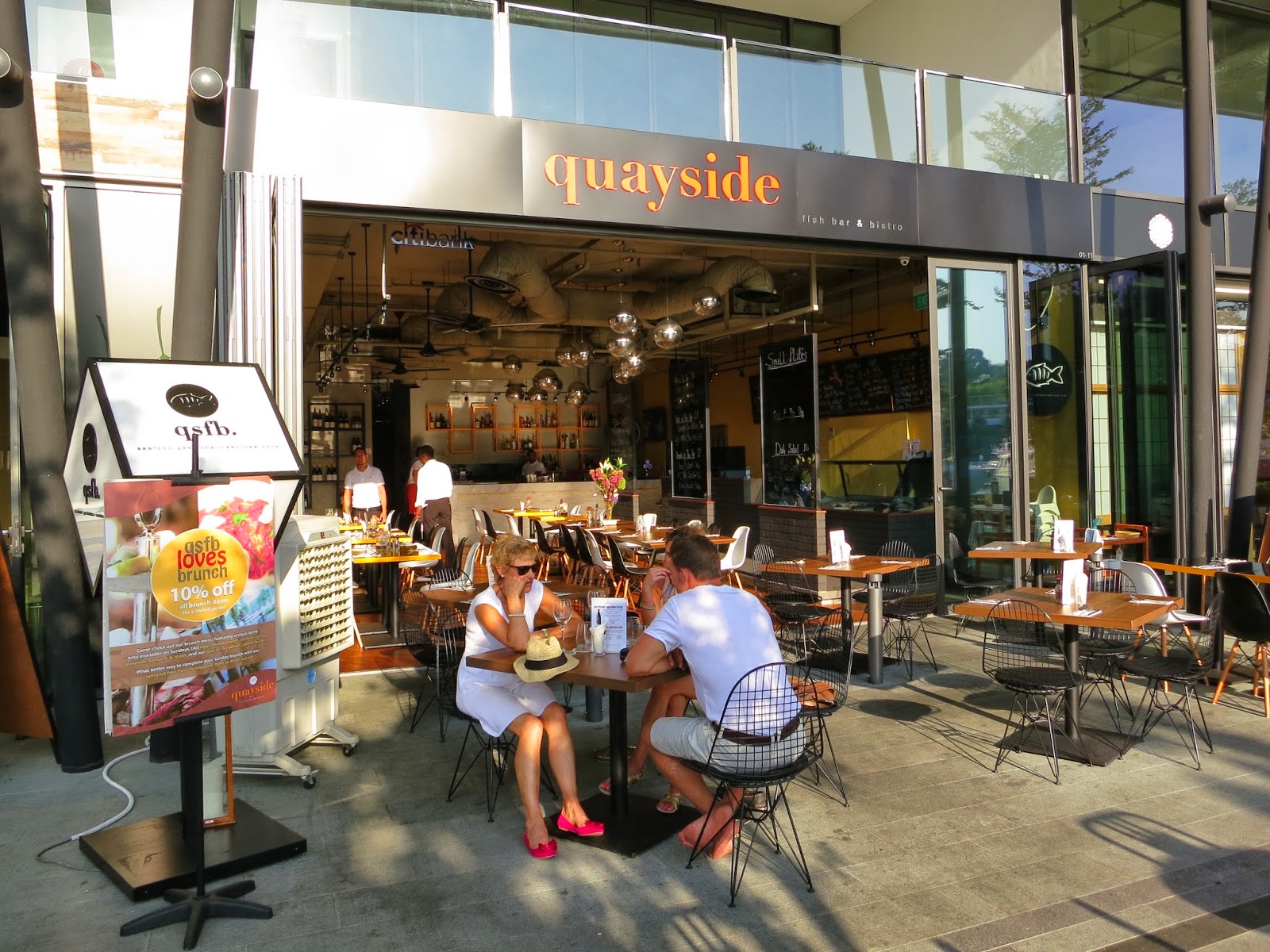 PinkyPiggu: Quayside Fish Bar & Bistro @ Quayside Isle, Sentosa Cove ...