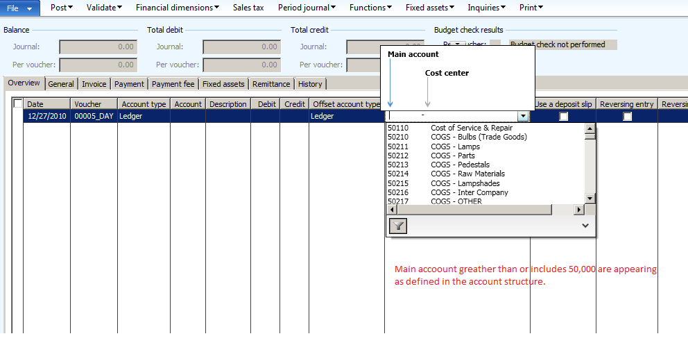 configure Account structure and advanced rules in ax 2012 | Dynamics AX ...