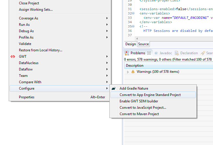 Goolge App Engineの開発環境の更新 (Java)