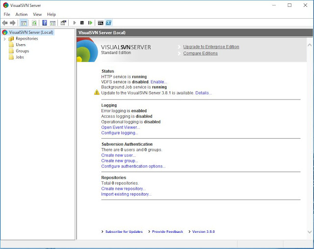SVN Server Setup on Windows - BunksAllowed