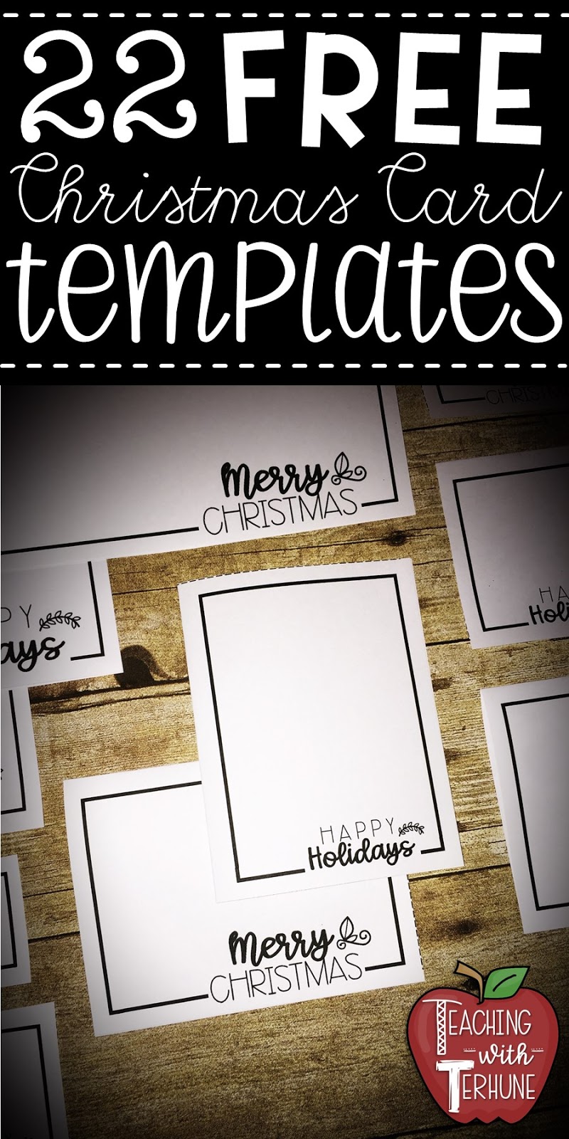 Teaching With Terhune: CHRISTMAS CARD IDEAS FOR PARENTS