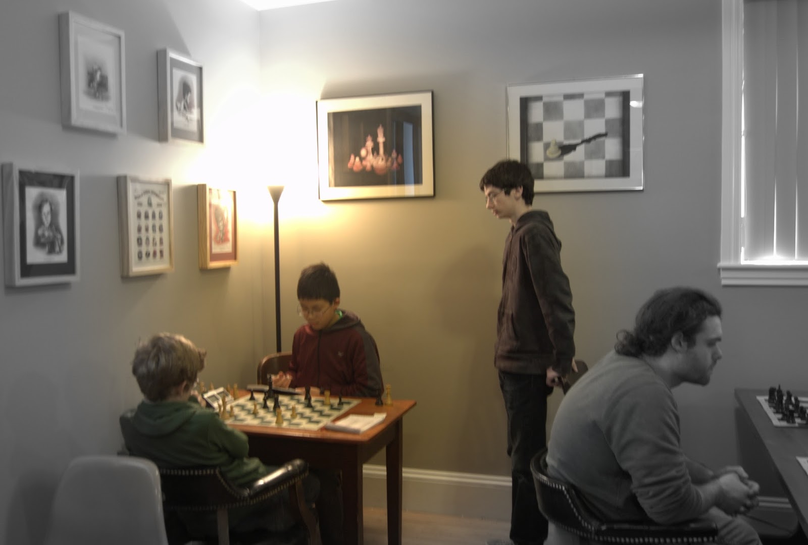 Boylston Chess Club Weblog: March Quads photos