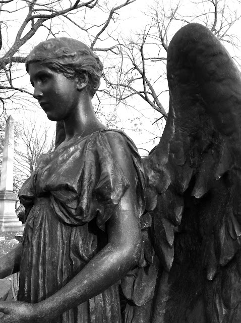 You Could Make That: ANGEL STATUES AT FOREST HOME CEMETERY