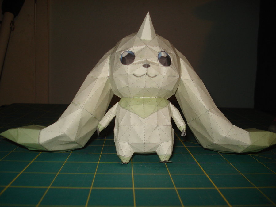 Digimon Terriermon Papercraft 2 | Papercraft Paradise | PaperCrafts ...