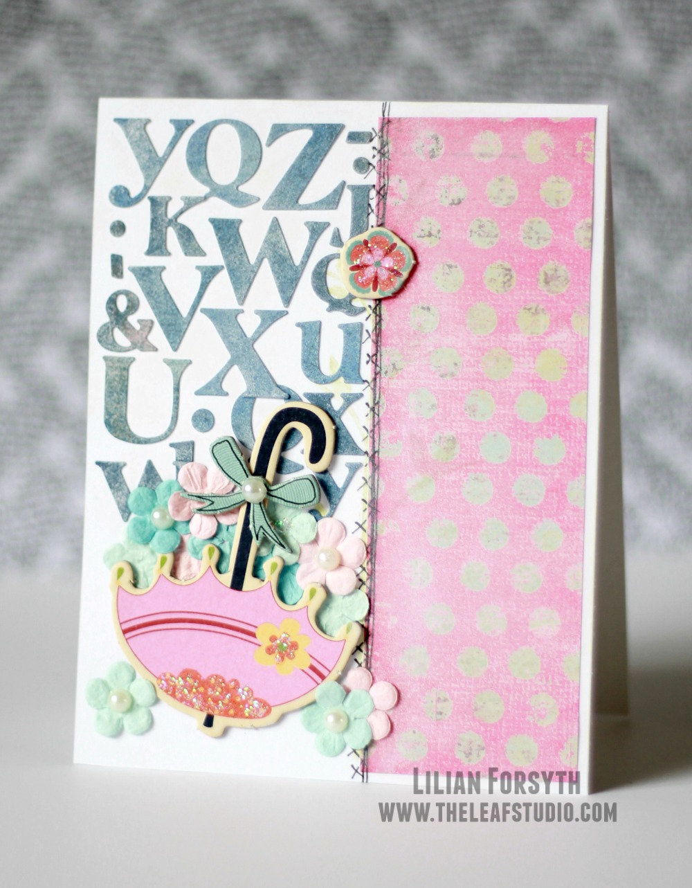 April Showers Card - The Leaf Studio