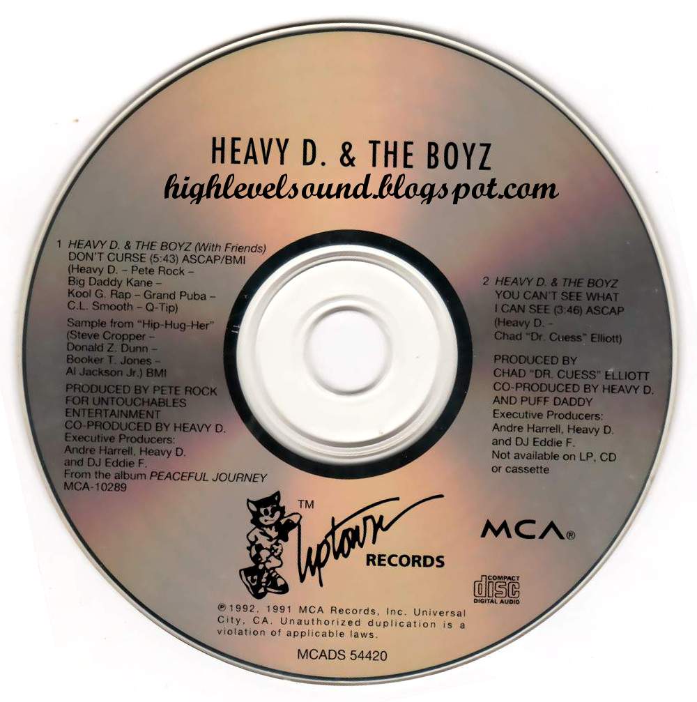 highest level of music: Heavy D & The Boyz - Dont Curse-(CDS)-1992-hlm