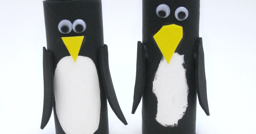 Cindy deRosier: My Creative Life: Cardboard Tube Penguins