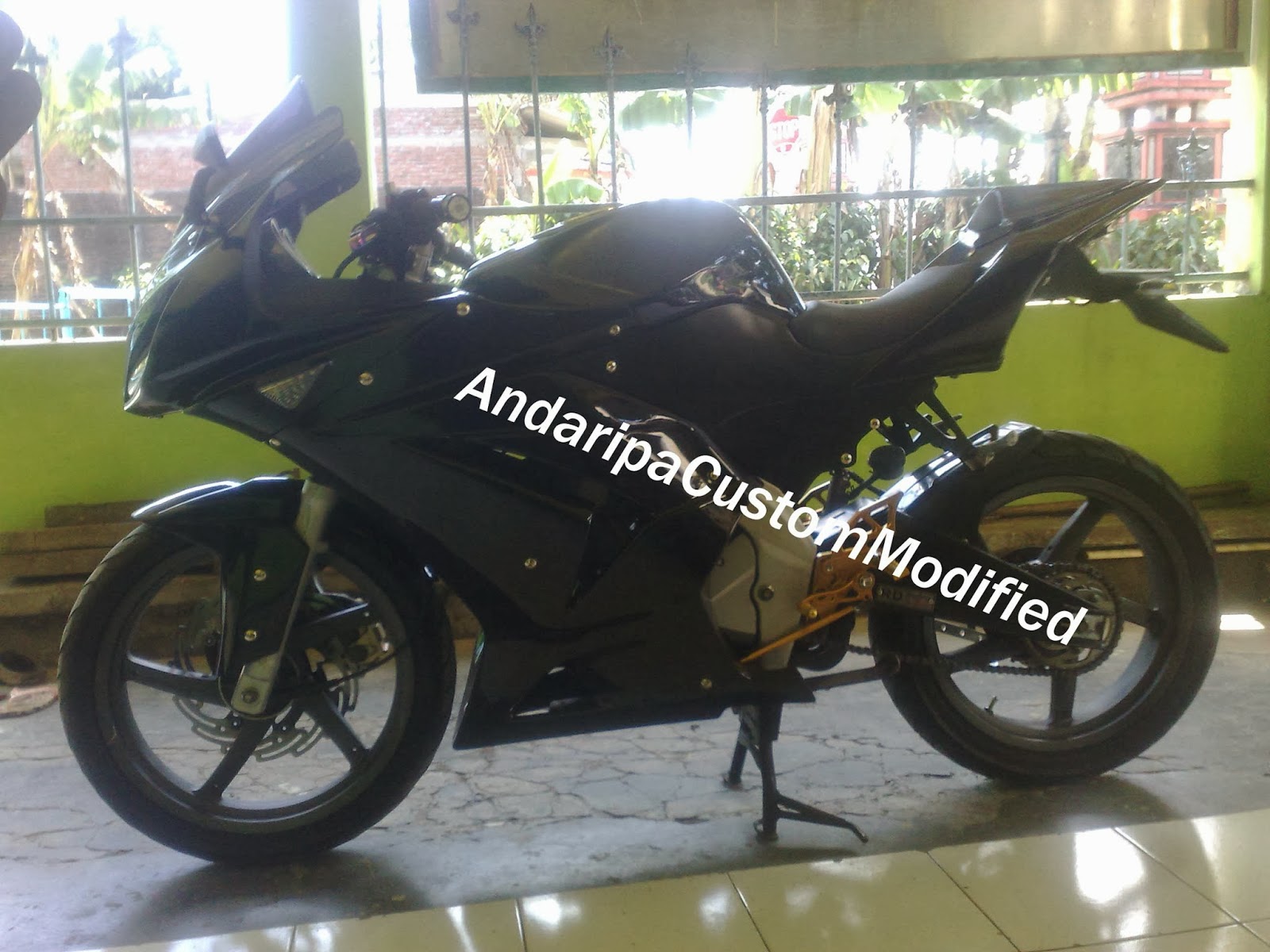 Vixion Modief Custom Ninja 250 - Andaripa Custom