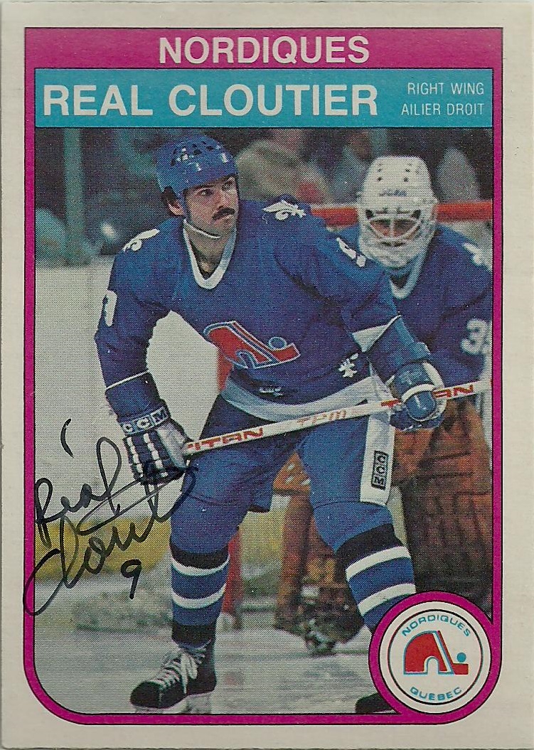 Hell's Valuable Collectibles: Réal Cloutier Autographed Card