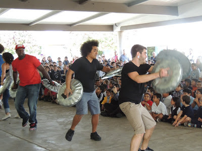 Center Scene: Taft Elementary Principal Steve Longacre Honored