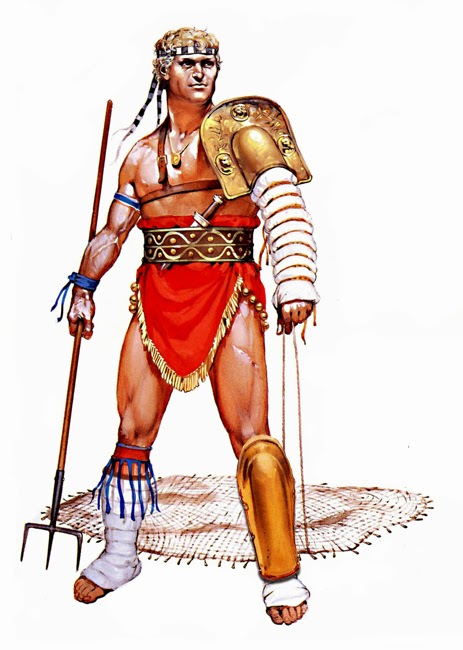 Римските войници и гладиаторите