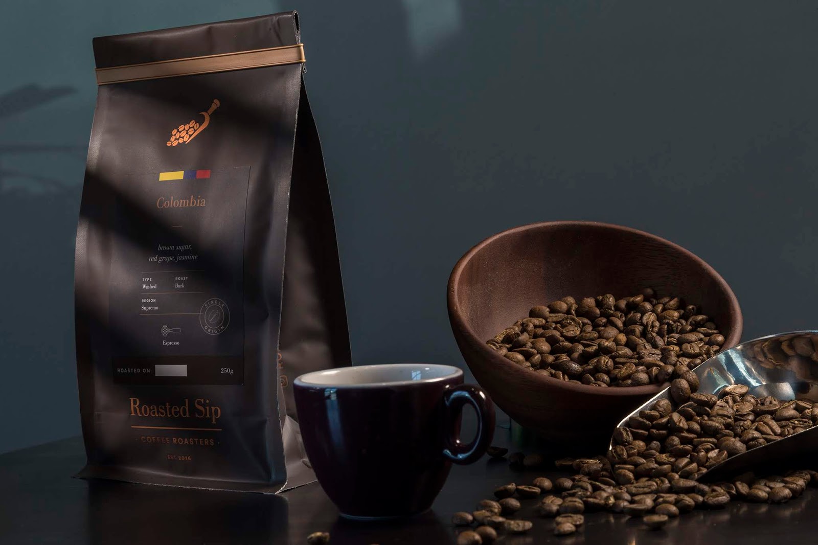 Rebranding Roasted Sip – a Bruneian coffee roastery – Packaging Of The ...