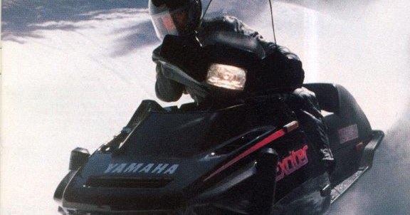 CLASSIC SNOWMOBILES OF THE PAST: 1989 YAMAHA EXCITER SNOWMOBILE