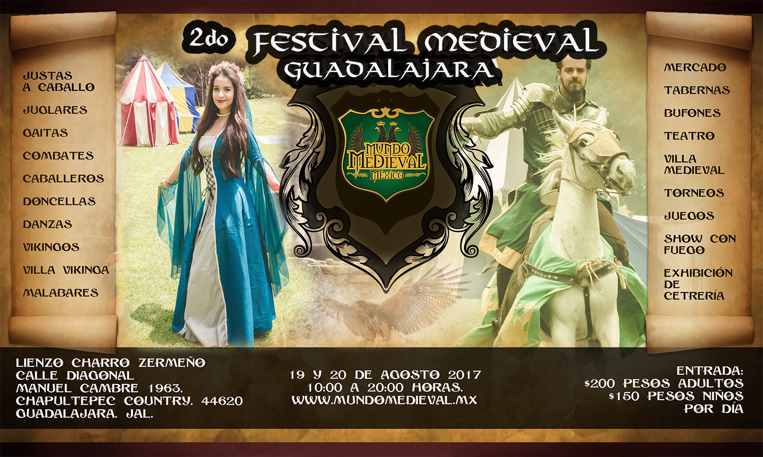SHOW MEDIEVAL EN MÉXICO | ESPECTÁCULO MEDIEVAL CDMX: 2do. Festival ...