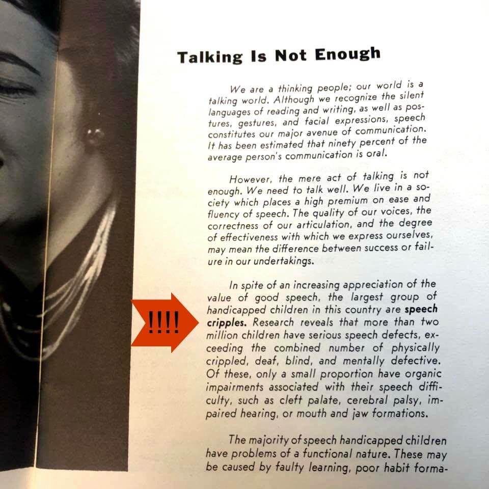 Throwback: SLPs circa 1964 in honor of Better Speech and Hearing Month