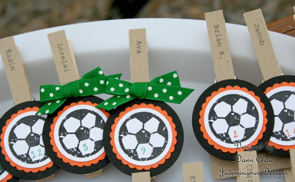 JadeMingmei Designs: Personalized Soccer Ball Clips...