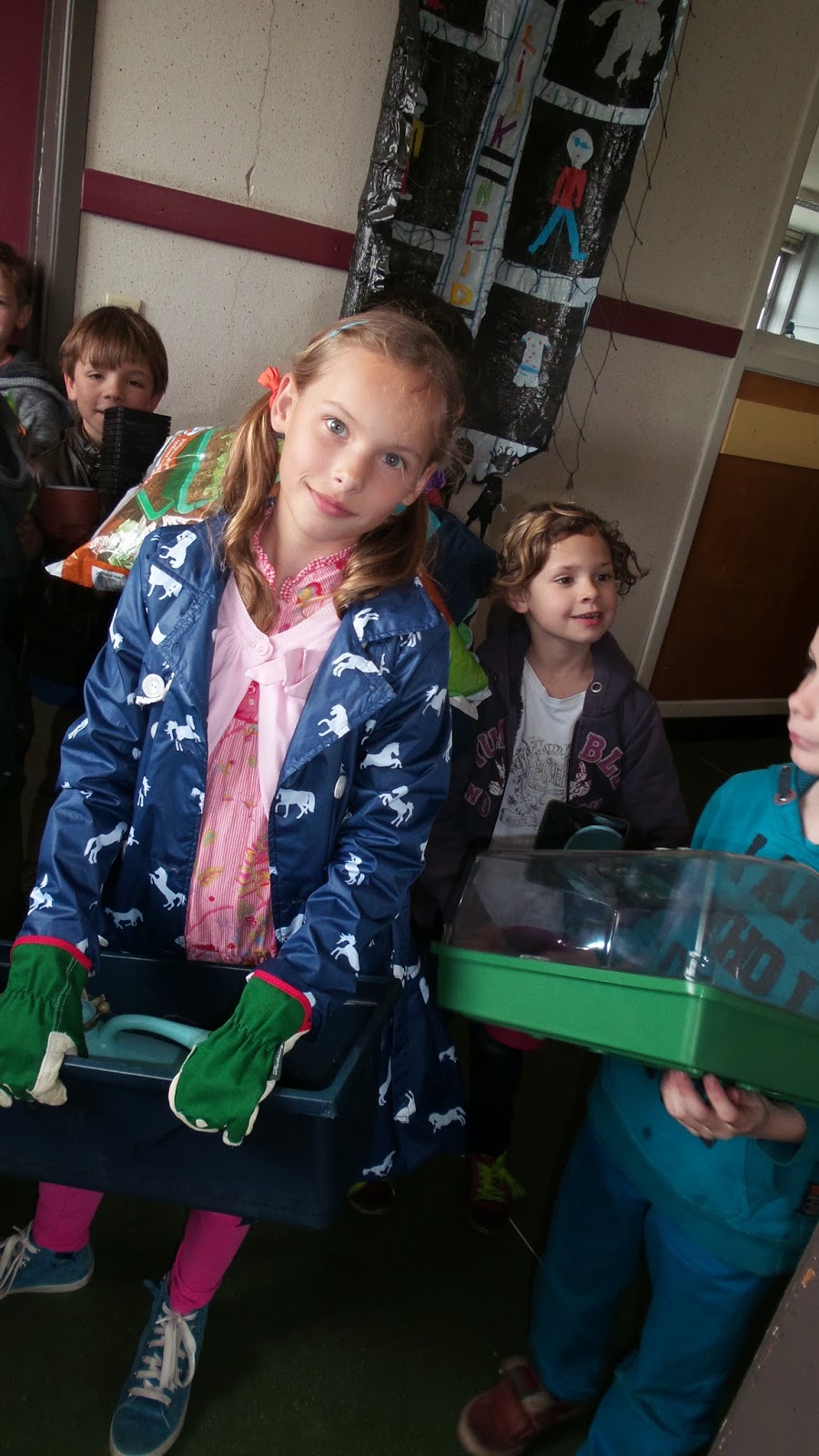 Blog eerste leerjaar: Fier op ons klastuintje!