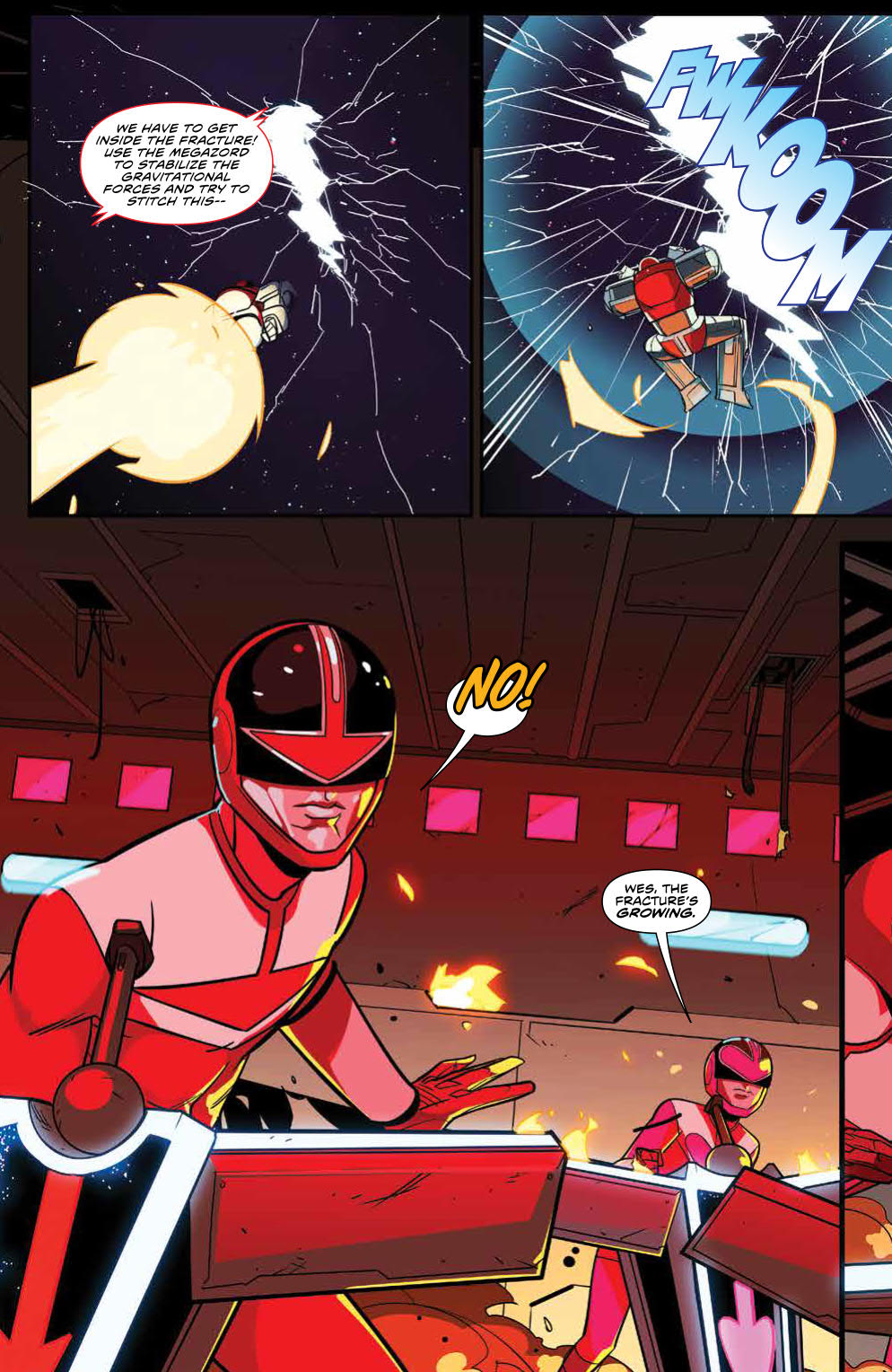Comic Frontline: Mighty Morphin Power Rangers #25 Review - Shattered Grid!