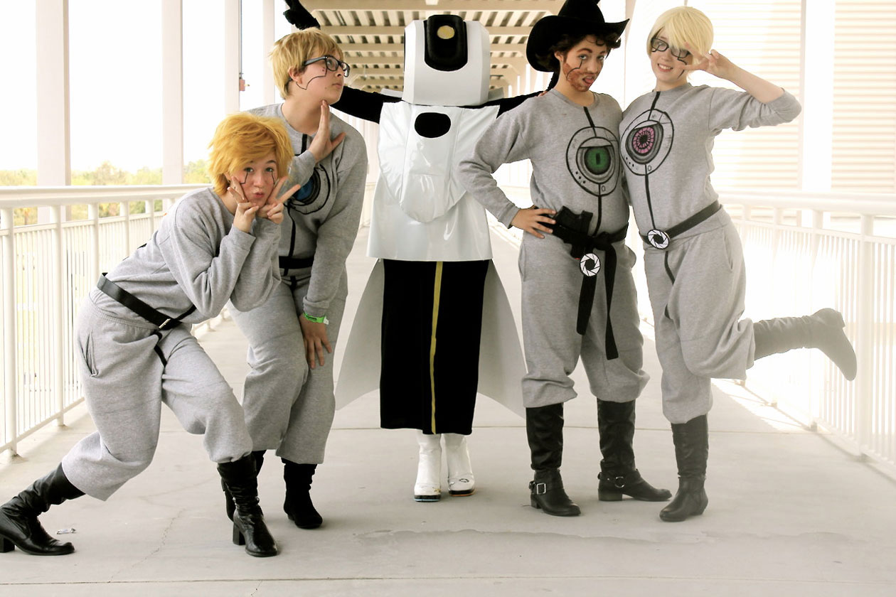 Loki and Space Core Cosplaying at MegaCon