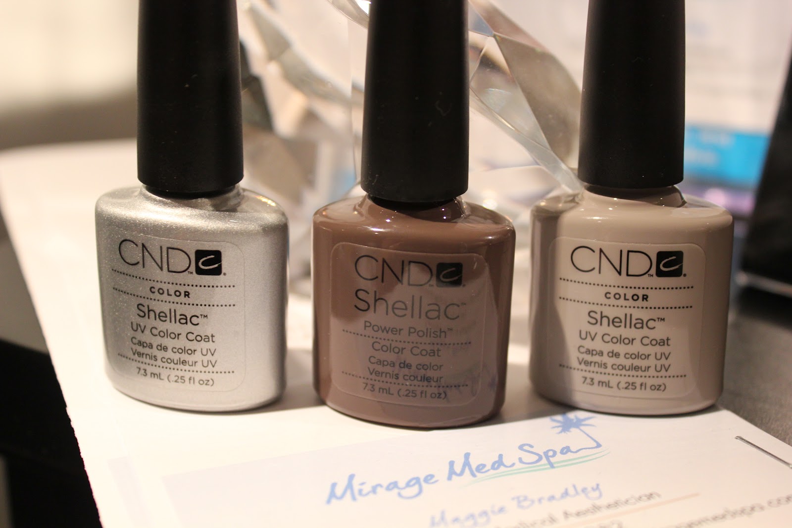 Mirage Med Spa Blogs: New Shellac Colours! Cityscape, Rubble, Silver Chrome