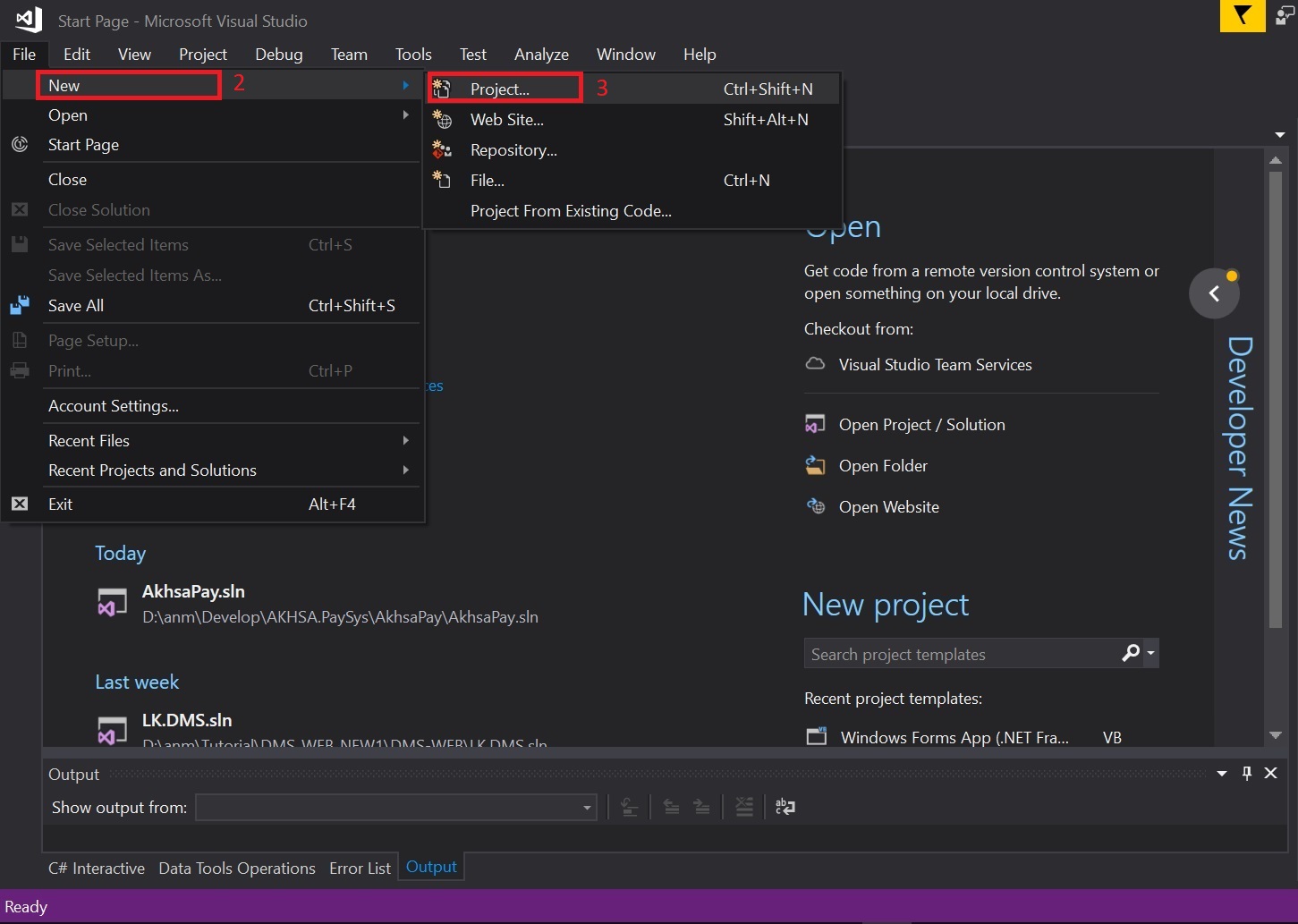 Membuat Project Di Visual Basic Net ~ Panduan Pemrograman Visual Basic