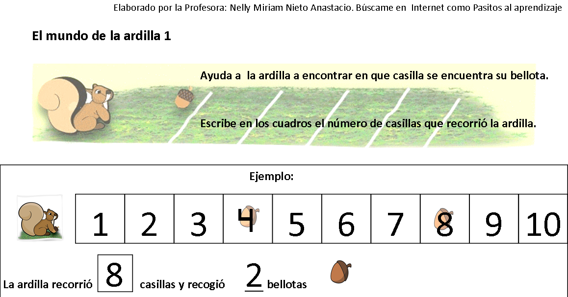 Pasitos al aprendizaje: El mundo de la ardilla 1